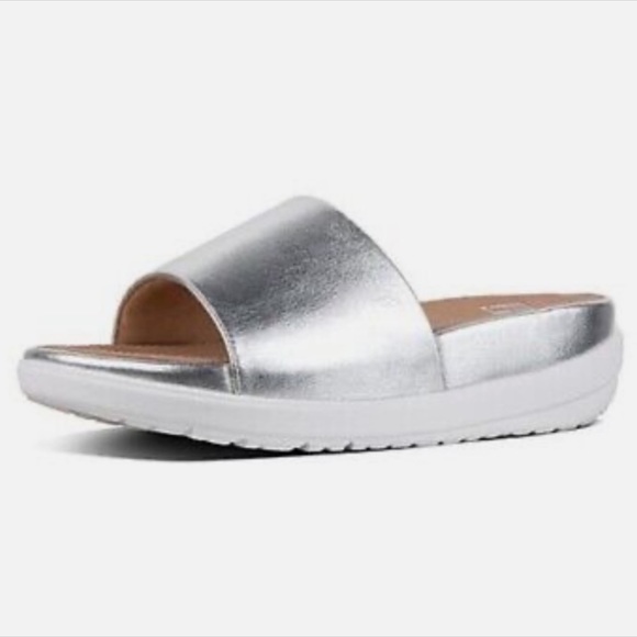 Fitflop | Shoes | Fourth Of July Price Drop Fitflop Luxe Slidesmetallic ...